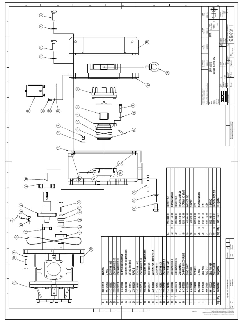 Catalogo de Partes Compresor GAR 30 | PDF