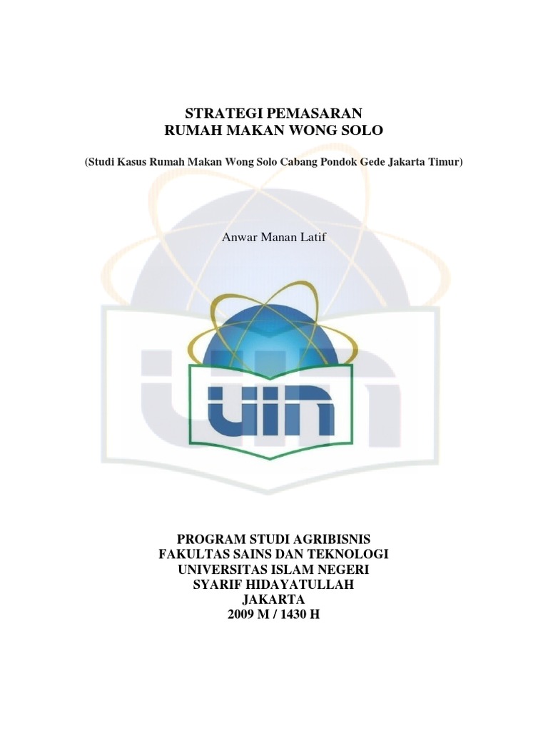 Anwar Manan Latif-Fst PDF | PDF