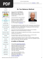 Class 5 Notes - DR Tan's Balancing Method | PDF | Yin And Yang | Human Leg