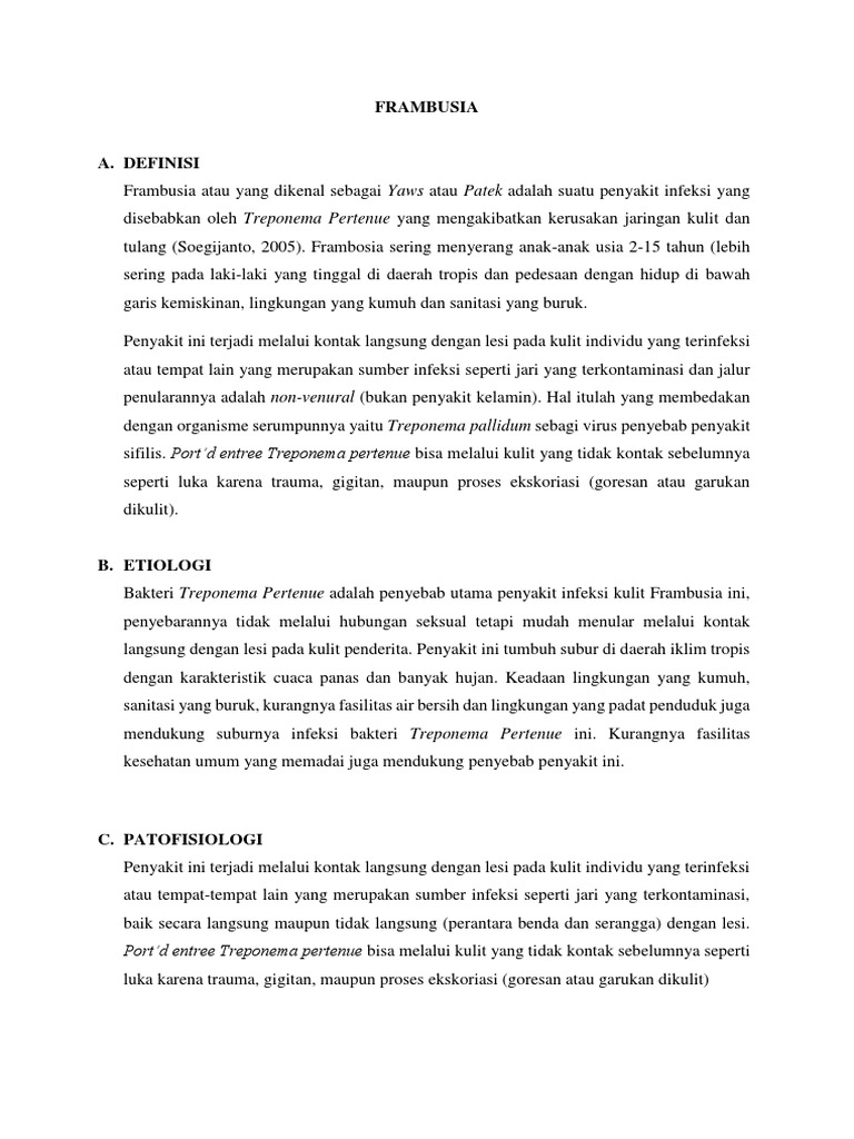 FRAMBUSIA | PDF