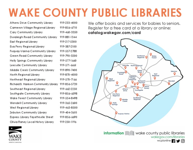 Libraries-Bibliotecas-Wake County | PDF