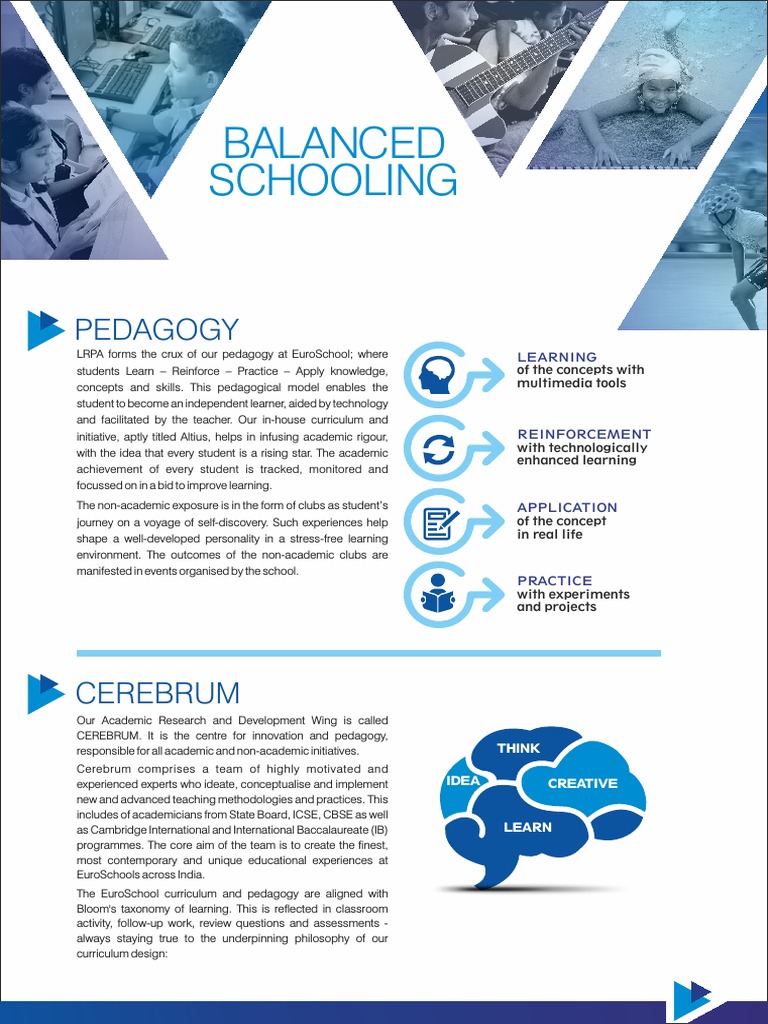 Balanced Schooling Pdf Teachers Curriculum