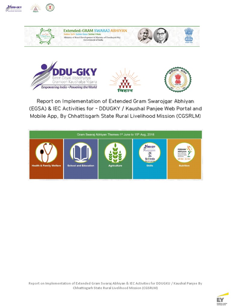 EGSA Kaushal Panjee Final Report | PDF | Politics Of India