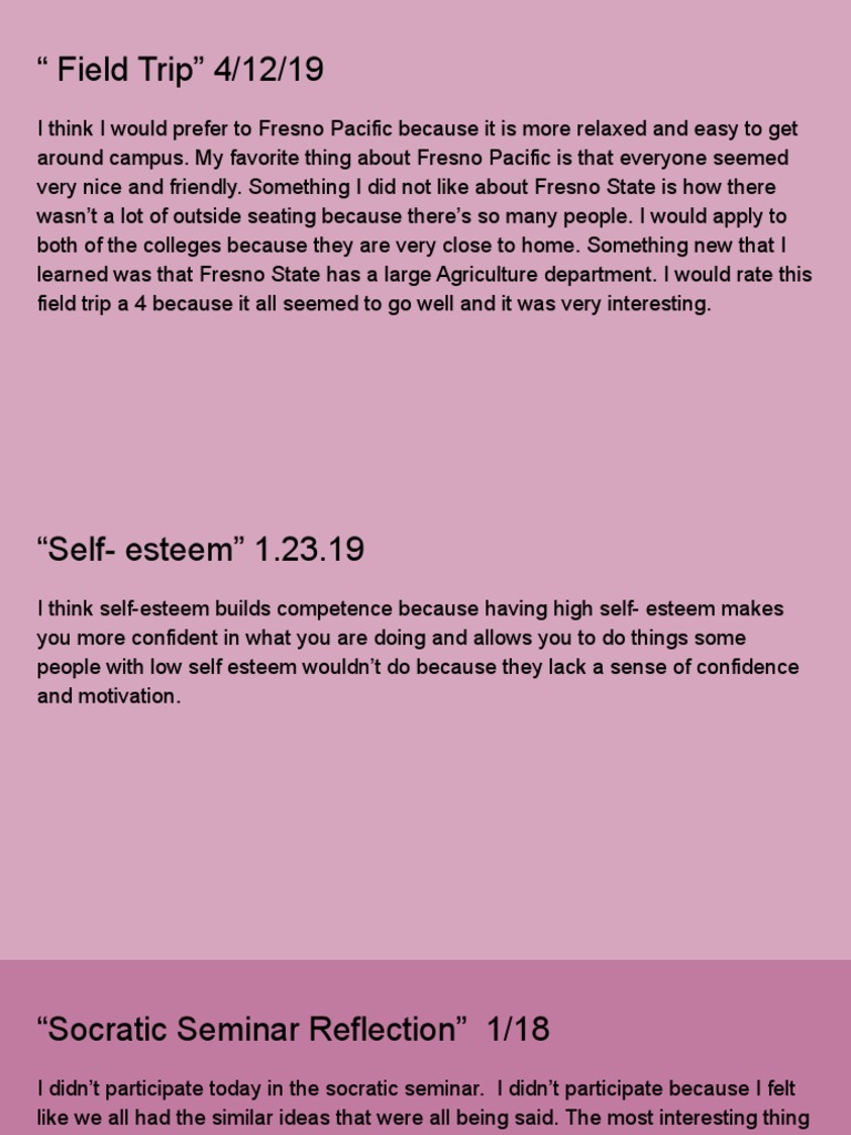 " Field Trip" 4/12/19 | PDF | Memory | Learning
