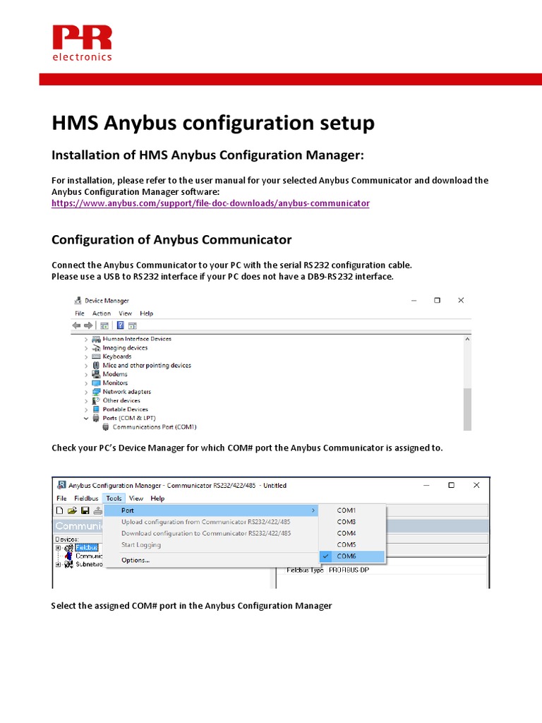 A Guide to Configuring HMS Anybus Communication for Profinet Network ...