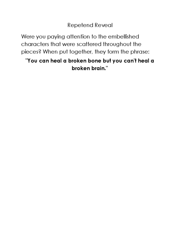 Repetend Reveal | PDF | Skeletal System | Science