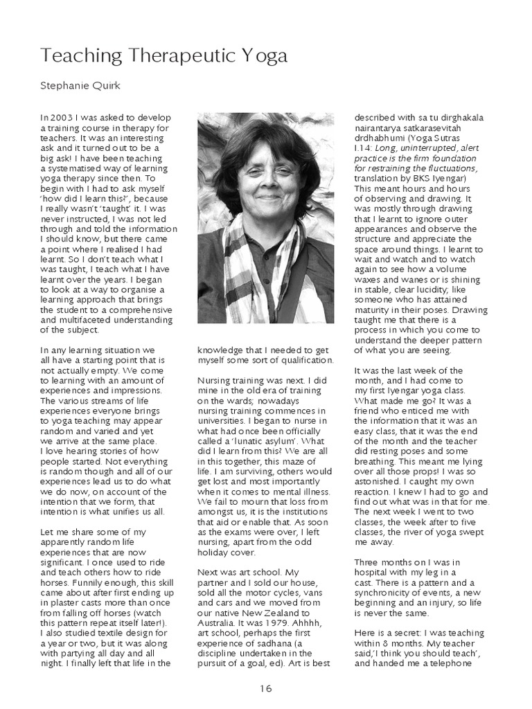 Stephanie Quirk Dipika 2 | PDF | Yoga | Indian Religions