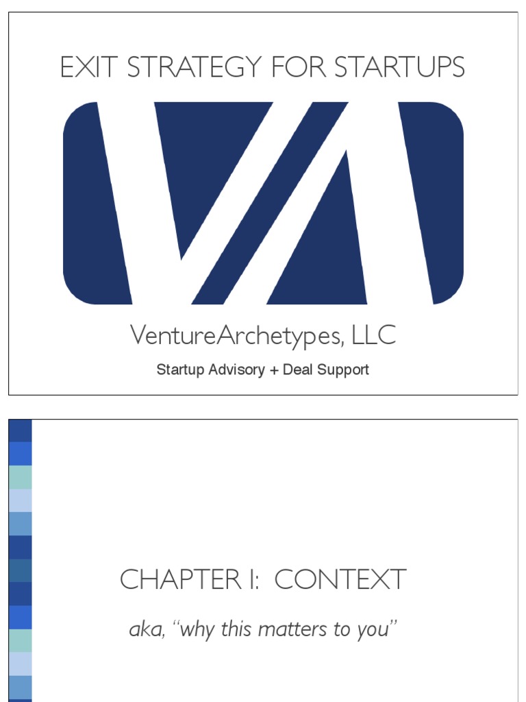 Lean Startups and Early Exits - Startup Exit Strategy Thought Piece | PDF