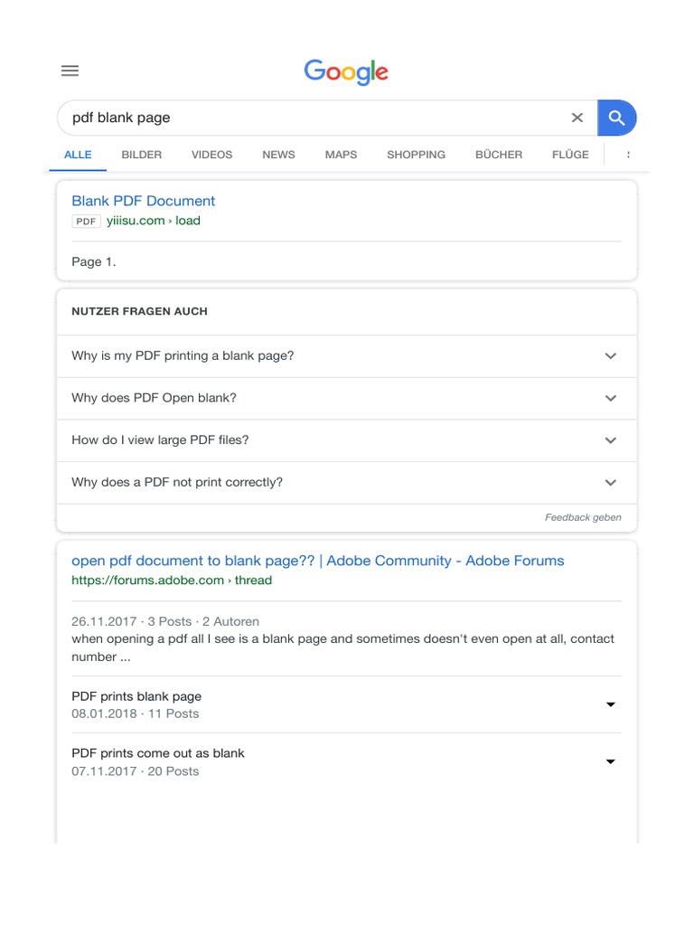 Solutions for Opening and Printing Blank PDF Documents: Common Causes ...