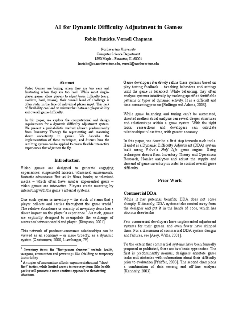 Hamlet PDF | PDF | Video Games | Artificial Intelligence