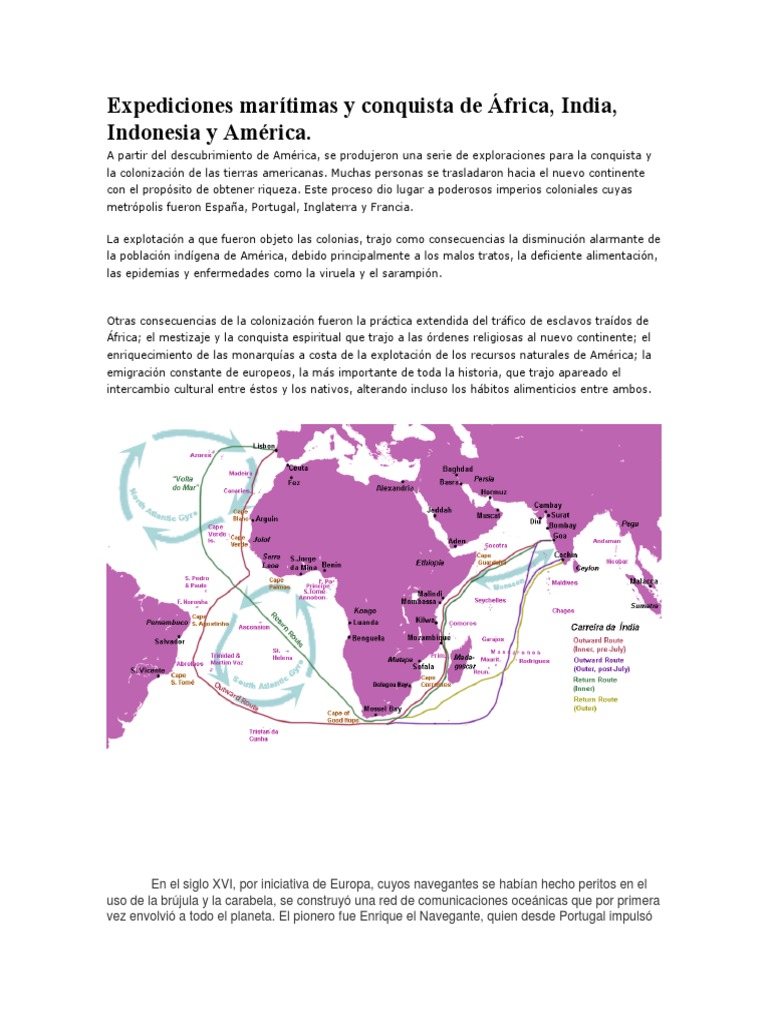 Expediciones Marítimas y Conquista de África | PDF