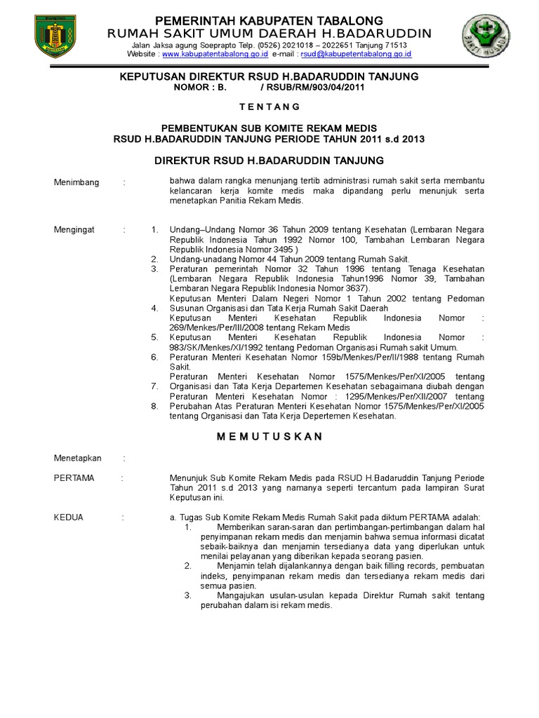 RL 4A Penyakit Rawat Inap | PDF