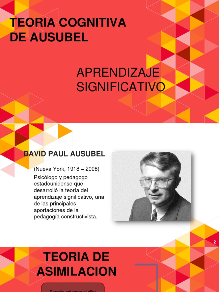 Ausubel | PDF | Aprendizaje | Sicología