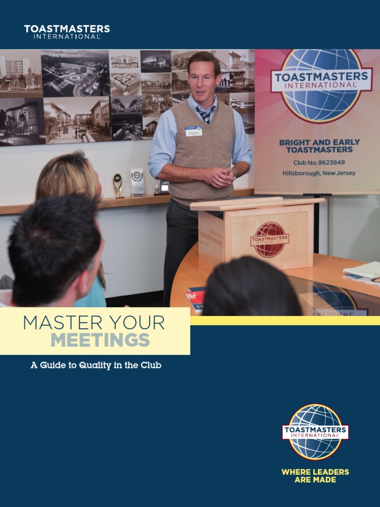 1312-Master Your Meetings PDF | PDF | Mentorship | Leadership