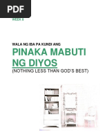 Child Dedication (Tagalog) | PDF