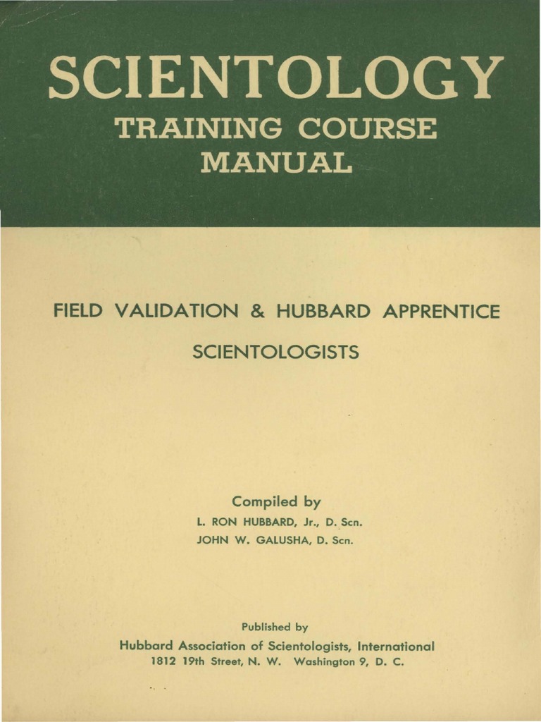 EN BO Scientology Training Course Manual 1957 Comm Course PDF ...