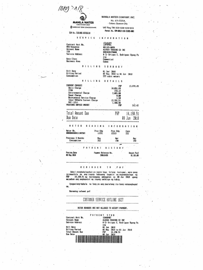 Utility Bill PDF | PDF