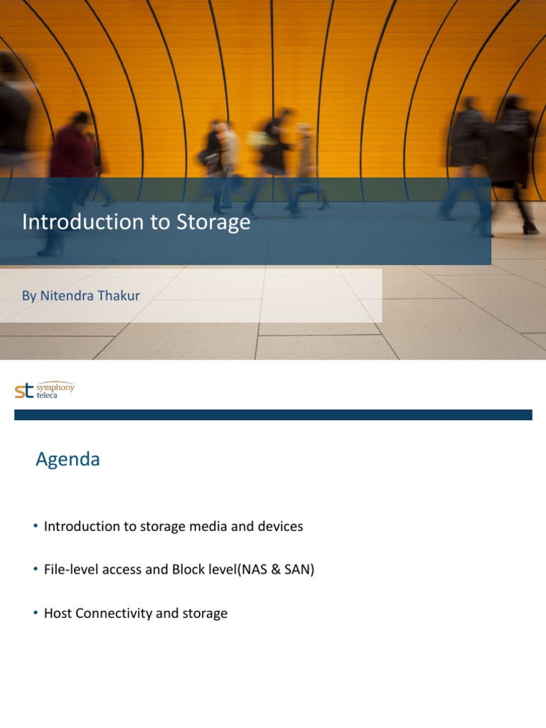 Introduction To Storage - Session A | PDF | Computer Data Storage ...