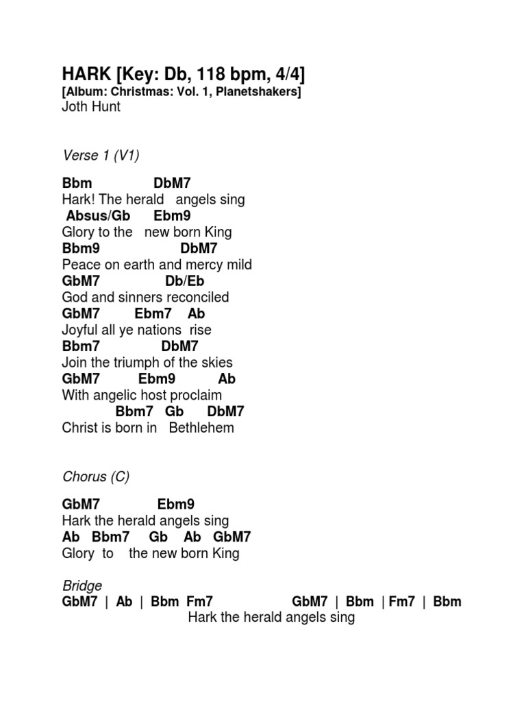 Hark - Planetshakers | PDF