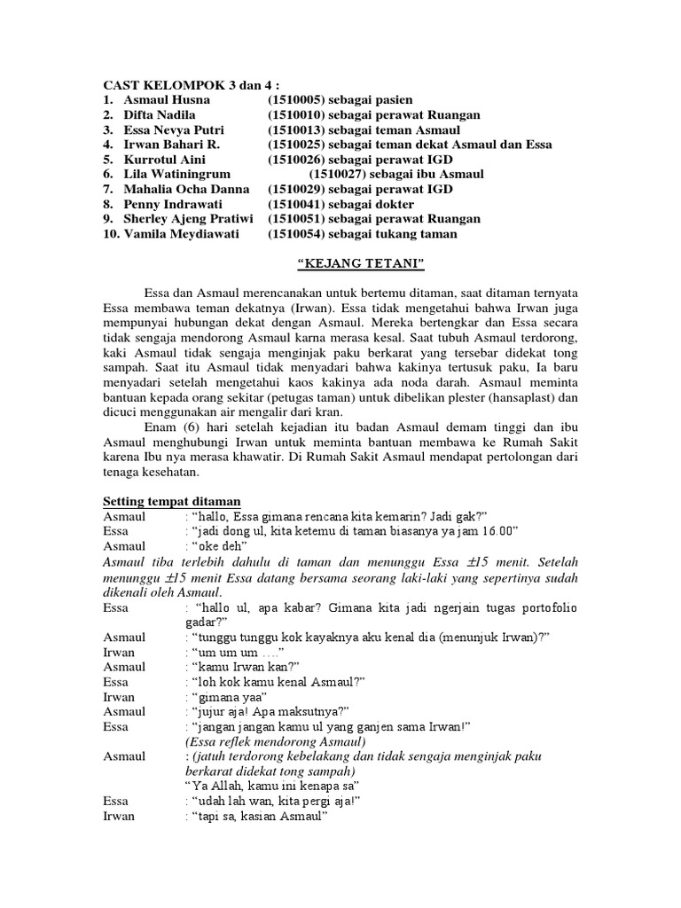 Narasi Komprehensif | PDF