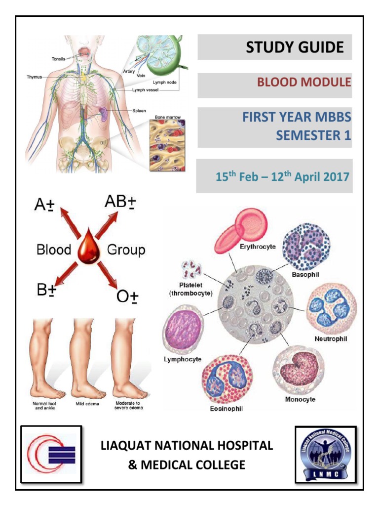Study Guide Blood 2017 1 | PDF | Anemia | Cancer