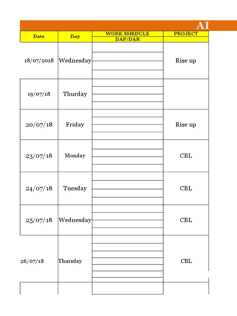 Daily Productivity Tracker | PDF