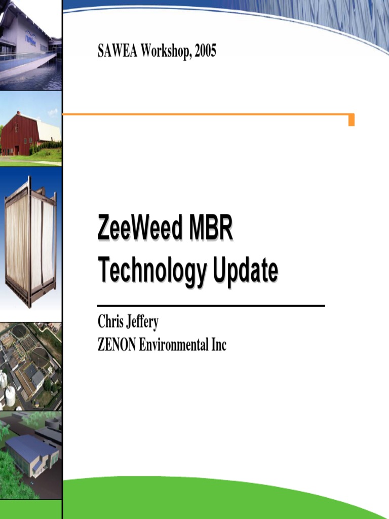 ZENON MBR Tech (Chris Jeffery) | PDF | Membrane | Transparent Materials