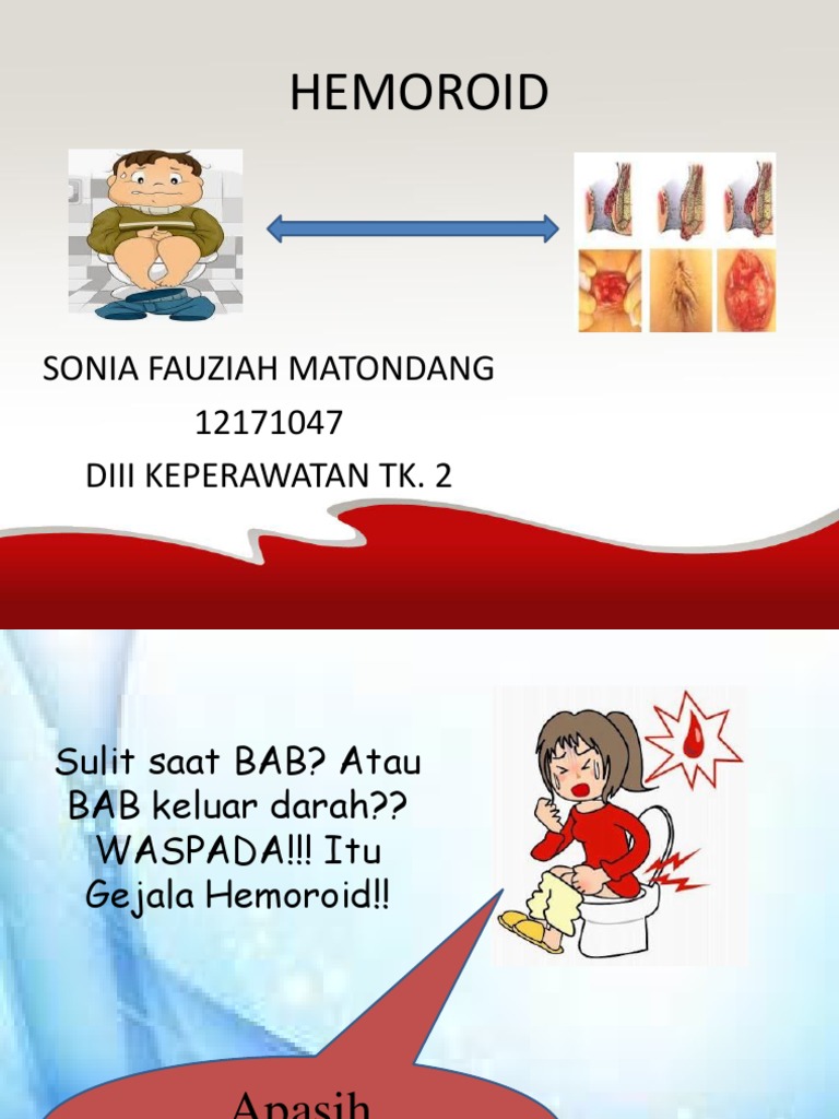 Lembar Balik HEMOROID | PDF | Gaya Hidup