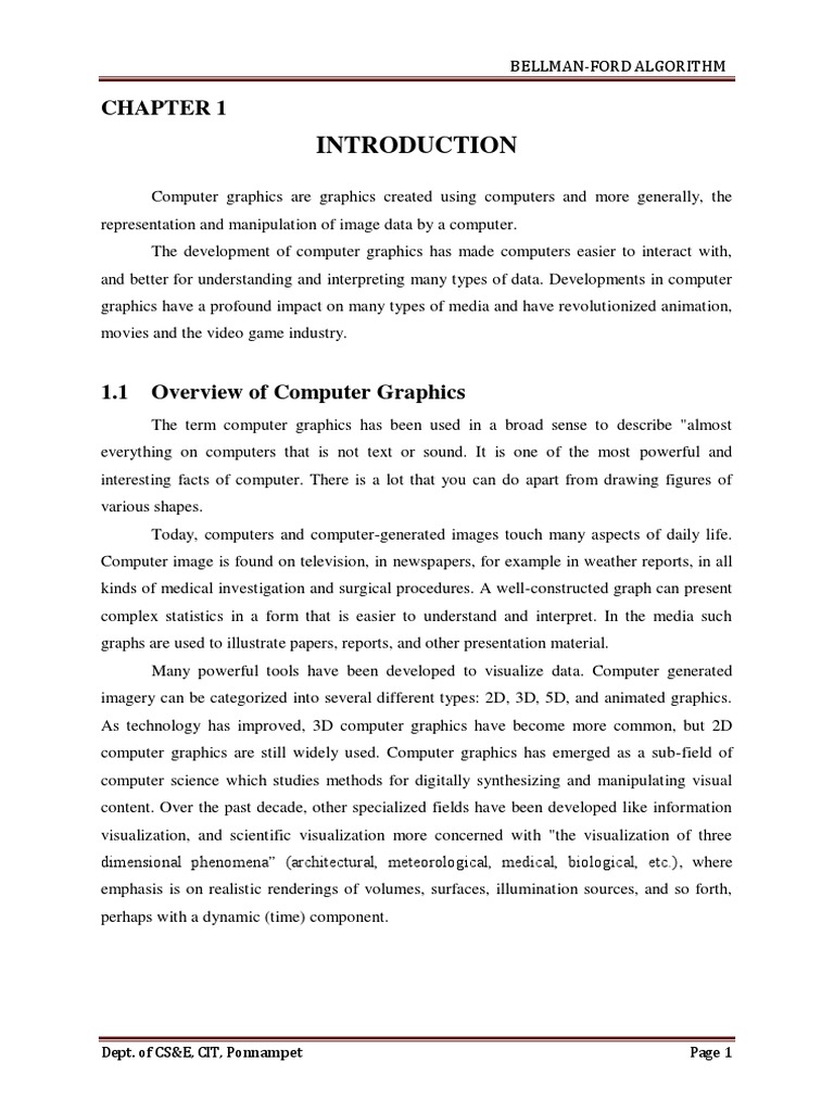Dept. of CS&E, CIT, Ponnampet | PDF | Computer Graphics | Shader