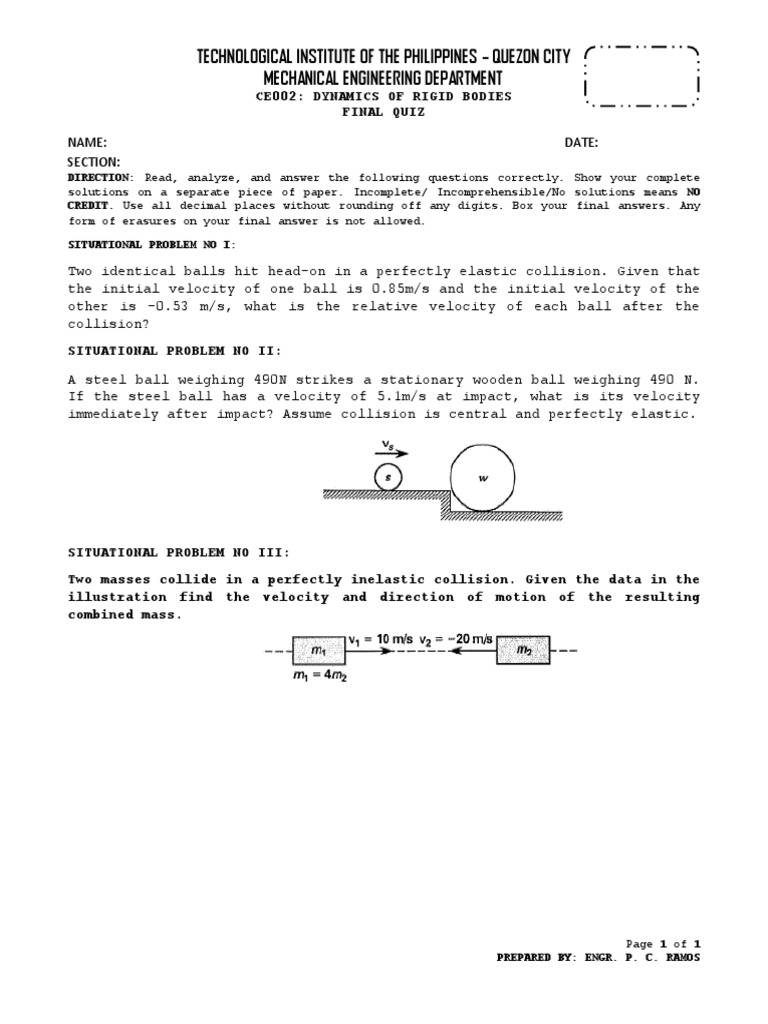 Me402 HW 4 Finals | PDF