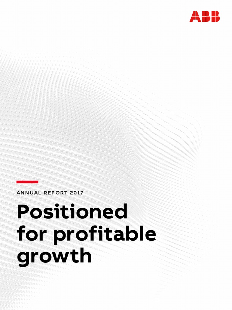 Annual Report 2017 - ABB PDF | PDF | Water Resources | Sustainability
