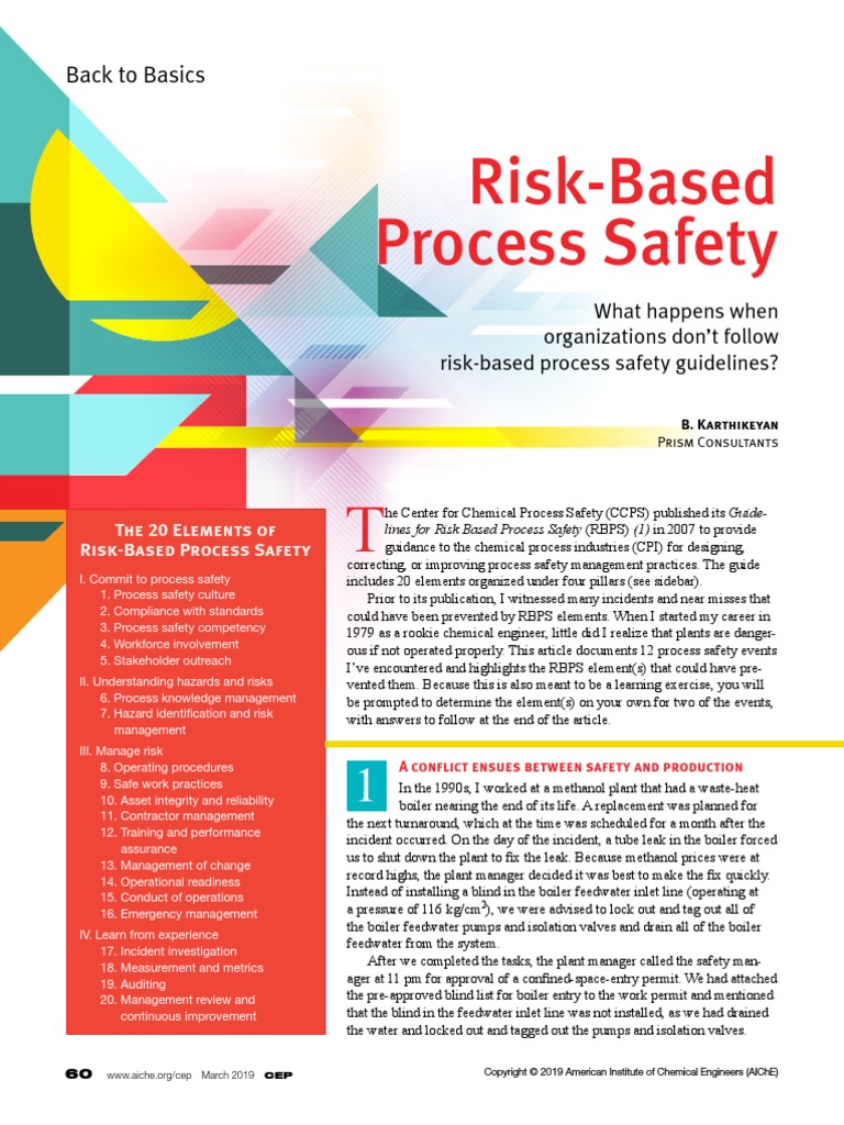 Risk Based Safety | PDF | Safety | Pipeline Transport
