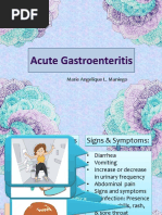 Pathophysiology Acute Gastroenteritis AGE