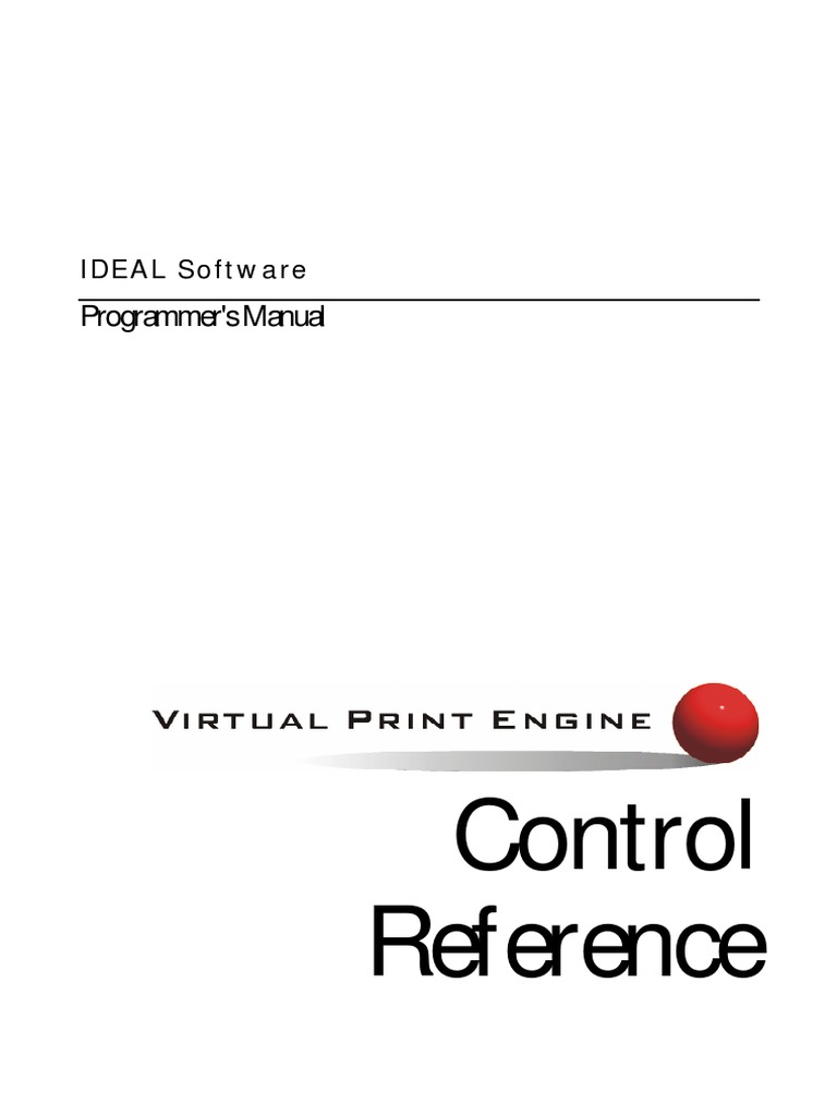 VPE Control Reference PDF | PDF | Trademark | Software