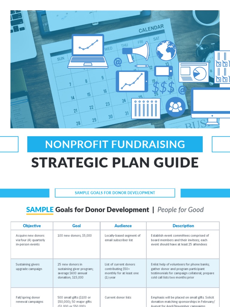 Nonprofit Fundraising: Strategic Plan Guide | Download Free PDF ...