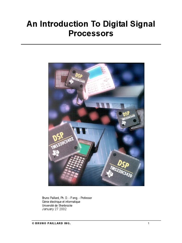 DSP Introduction en | PDF | Central Processing Unit | Embedded System