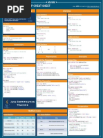Java Cheat Sheet | PDF | Java (Programming Language) | Computer File