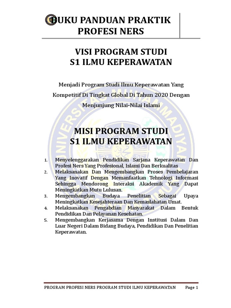 Buku Panduan Praktik Profesi Gadar & Kritis (2019-2020) | PDF