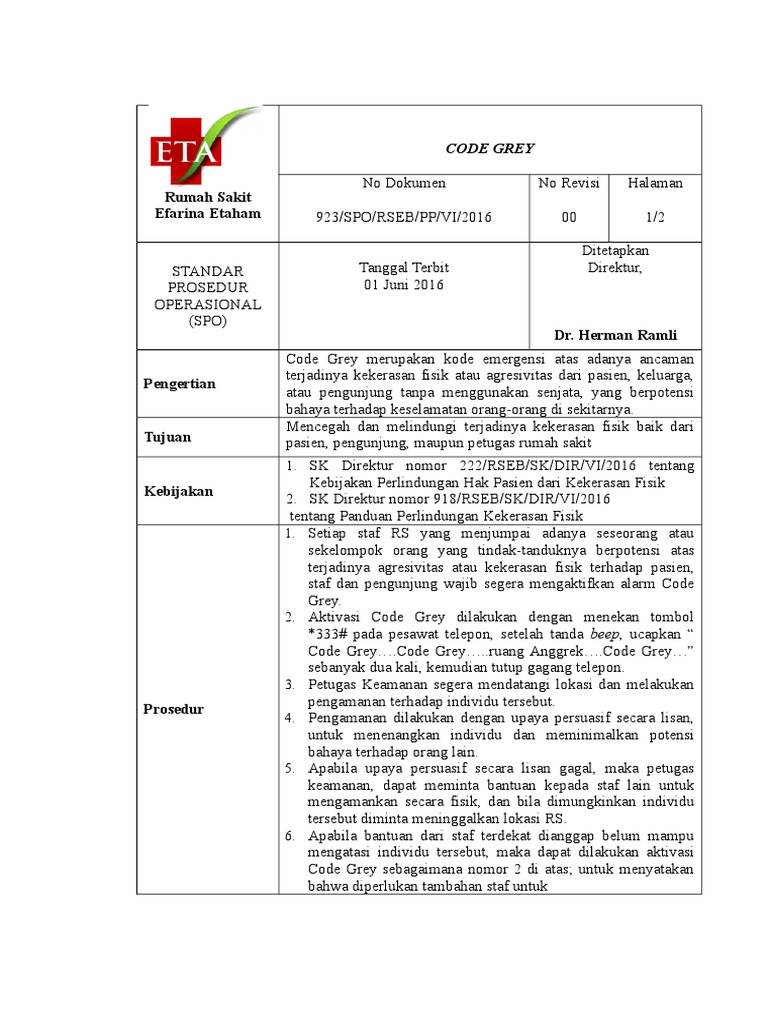 02427a - SPO Code Grey | PDF