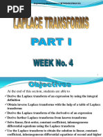 Laplace Transform Cheat Sheet | PDF