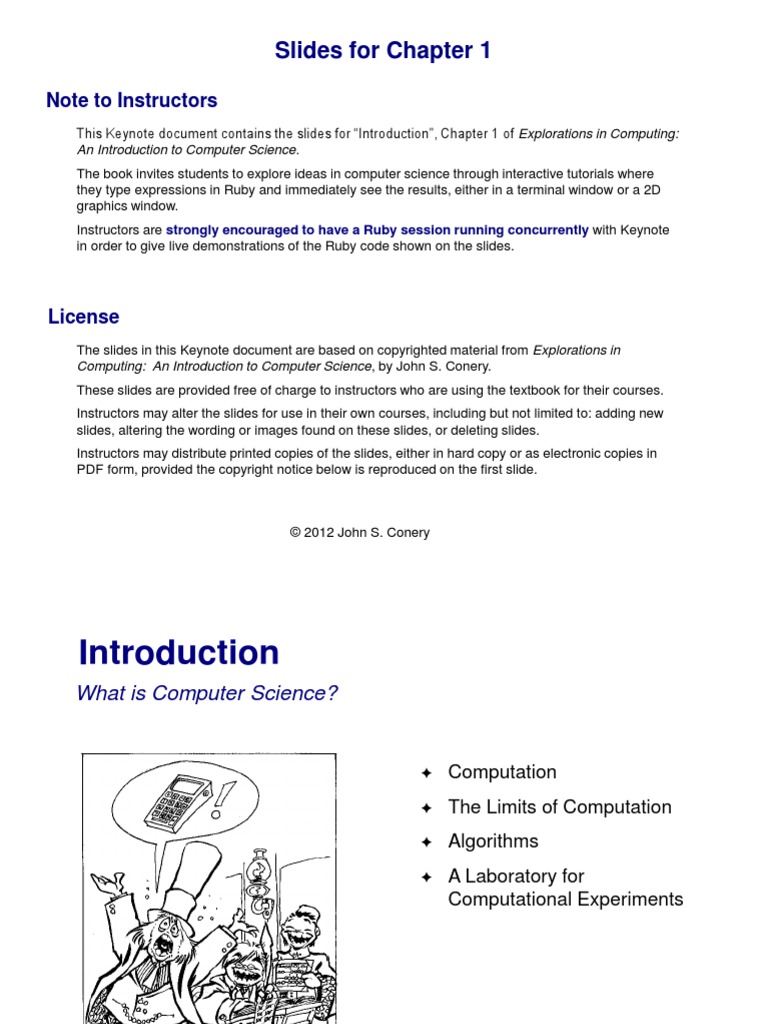 Slides For Chapter 1: Note To Instructors | Download Free PDF ...