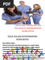 Trend & Isu Keperawatan Komunitas | PDF