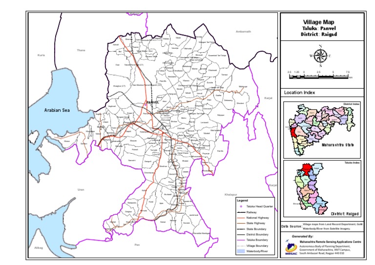 Panvel Taluka Village Map Overview | PDF