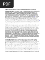 Topical Steroid Ladder Guidelines | PDF | Topical Medication ...