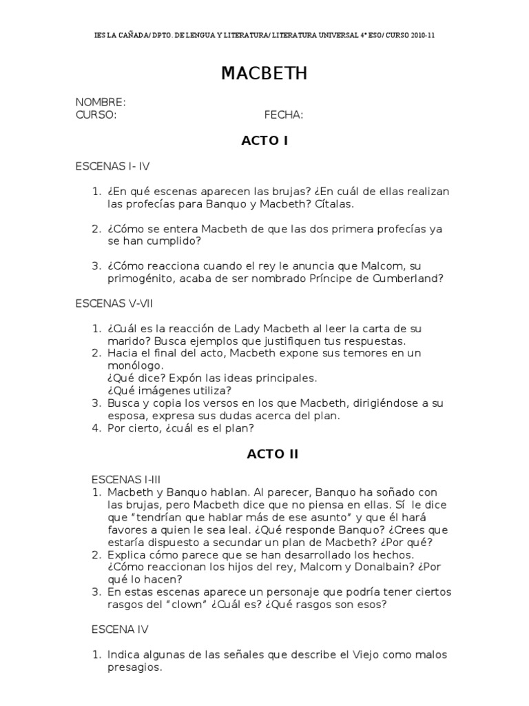 Macbeth | Macbeth | Ficción y literatura | Prueba gratuita de 30 días ...