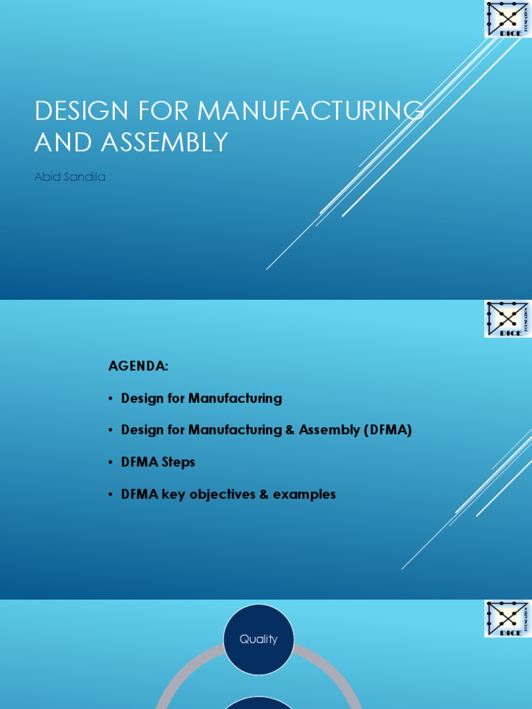 Design For Manufacturing | PDF | Supply Chain Management | Science And ...