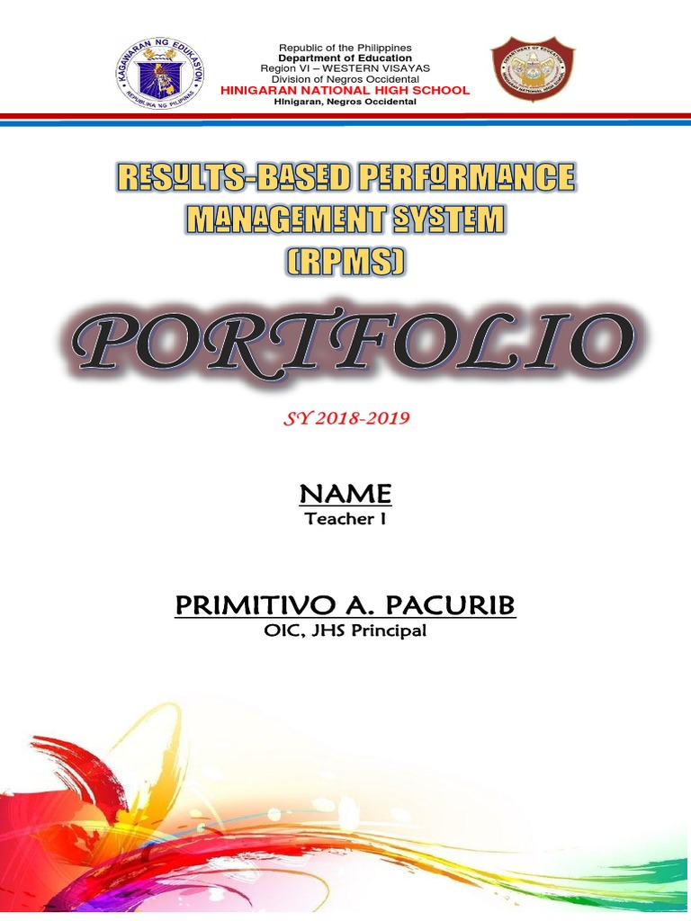 Complete - RPMS - Kra's&objectives - Cover | PDF | Lesson Plan | Curriculum