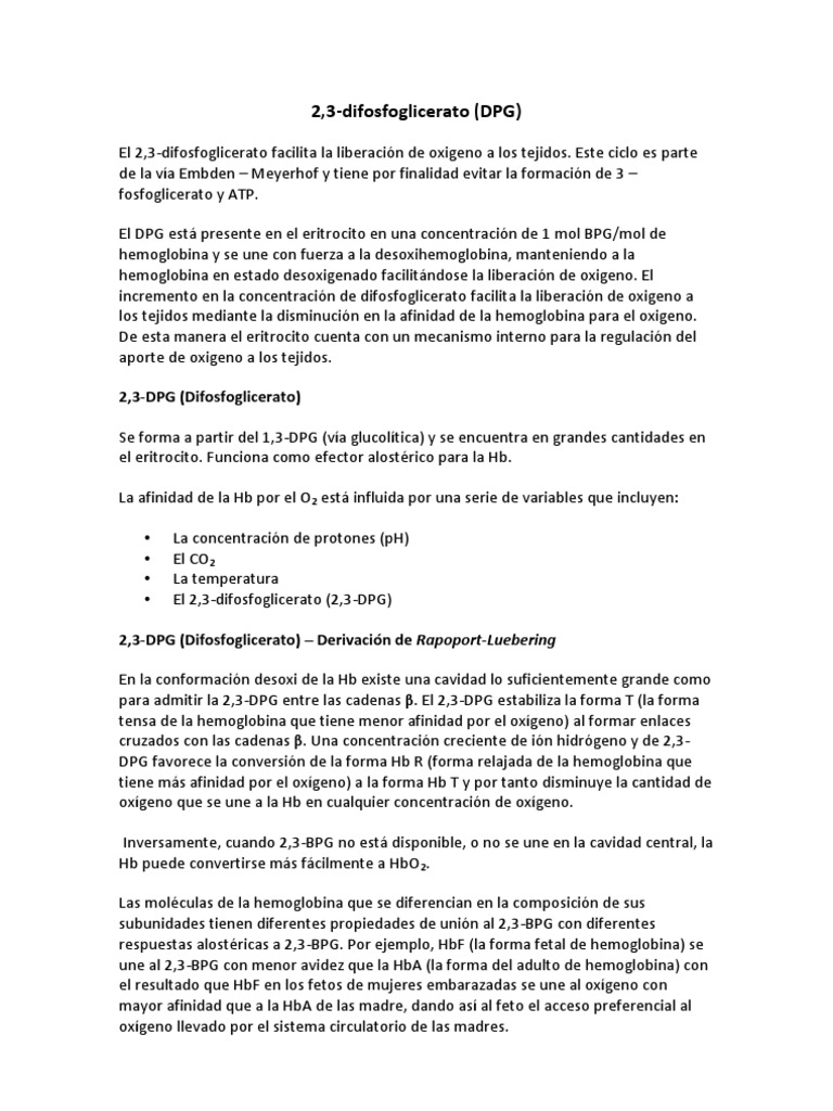 2,3 DPG | PDF