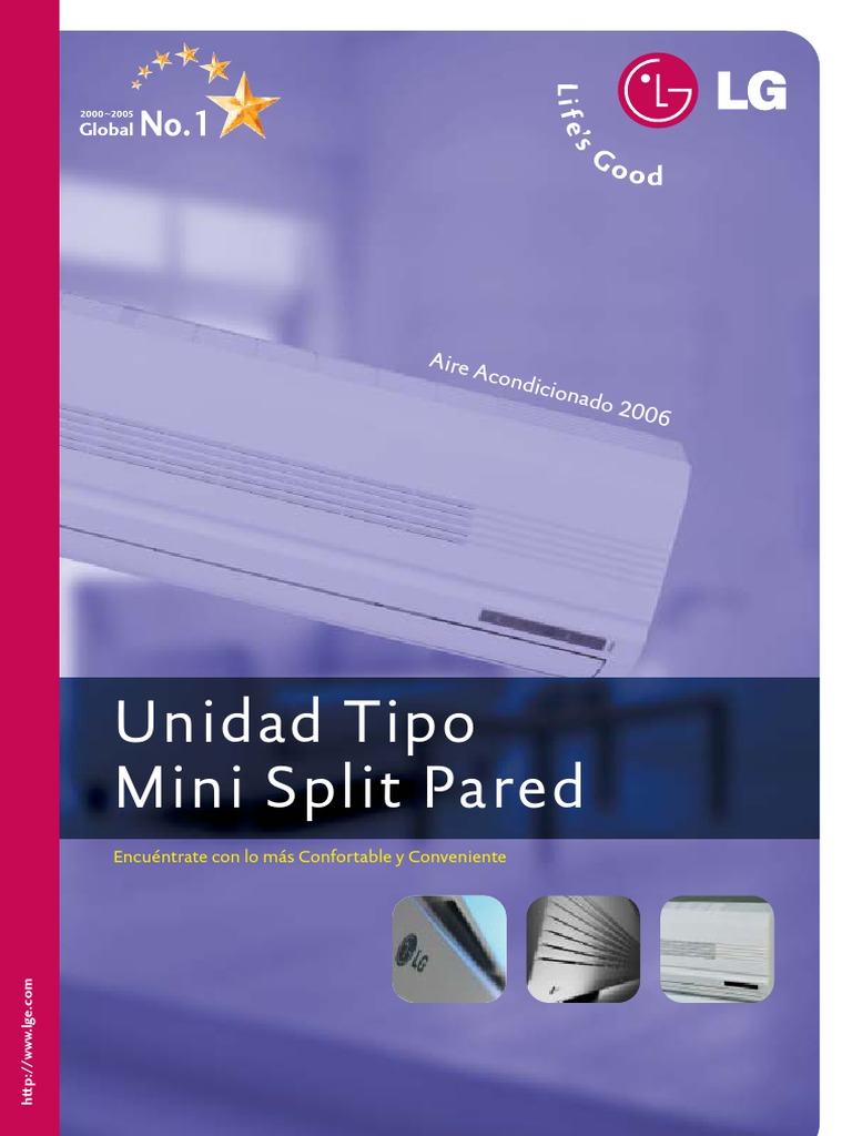 Mini Split (Folleto) PDF | PDF | Aluminio | Electrodoméstico