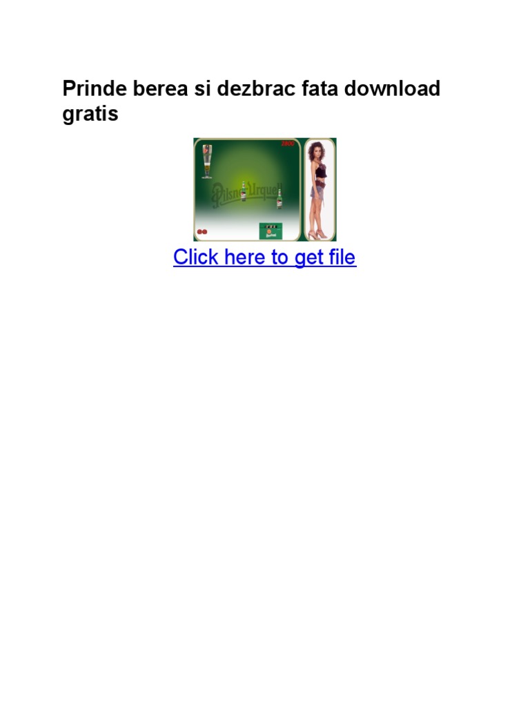 Prinde Berea Si Dezbrac Fata Download Gratis | PDF